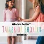 Tall dancers vs. Short dancers: What’s the height debate about?
