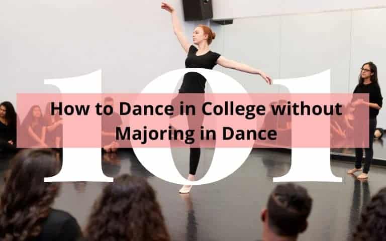 What is a Dance Major? And what classes do you take as a dance major?