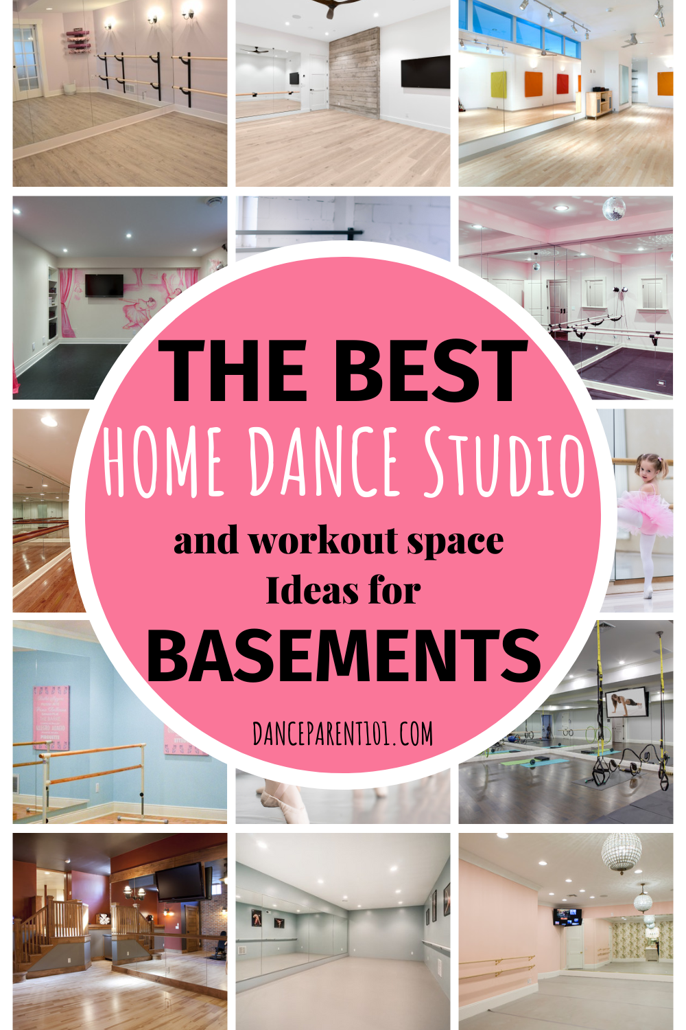 The Best Home Dance Studio and Work Out Space Ideas for Basements!