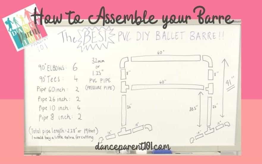 How to Make a DIY Home PVC Ballet Barre – Video & Step by Step Tutorial