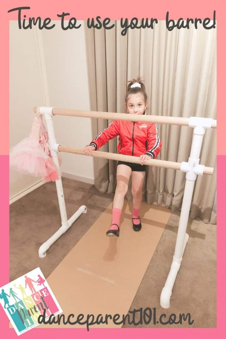 DIY Ballet Barre – Double Wood and PVC Pipe #2 – Instructions & Video