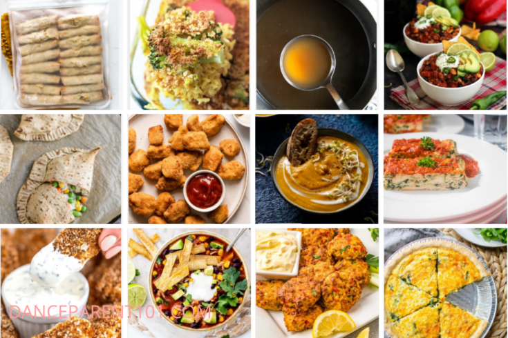 Quick & Healthy Freezer Meals for the Family after Dance Class